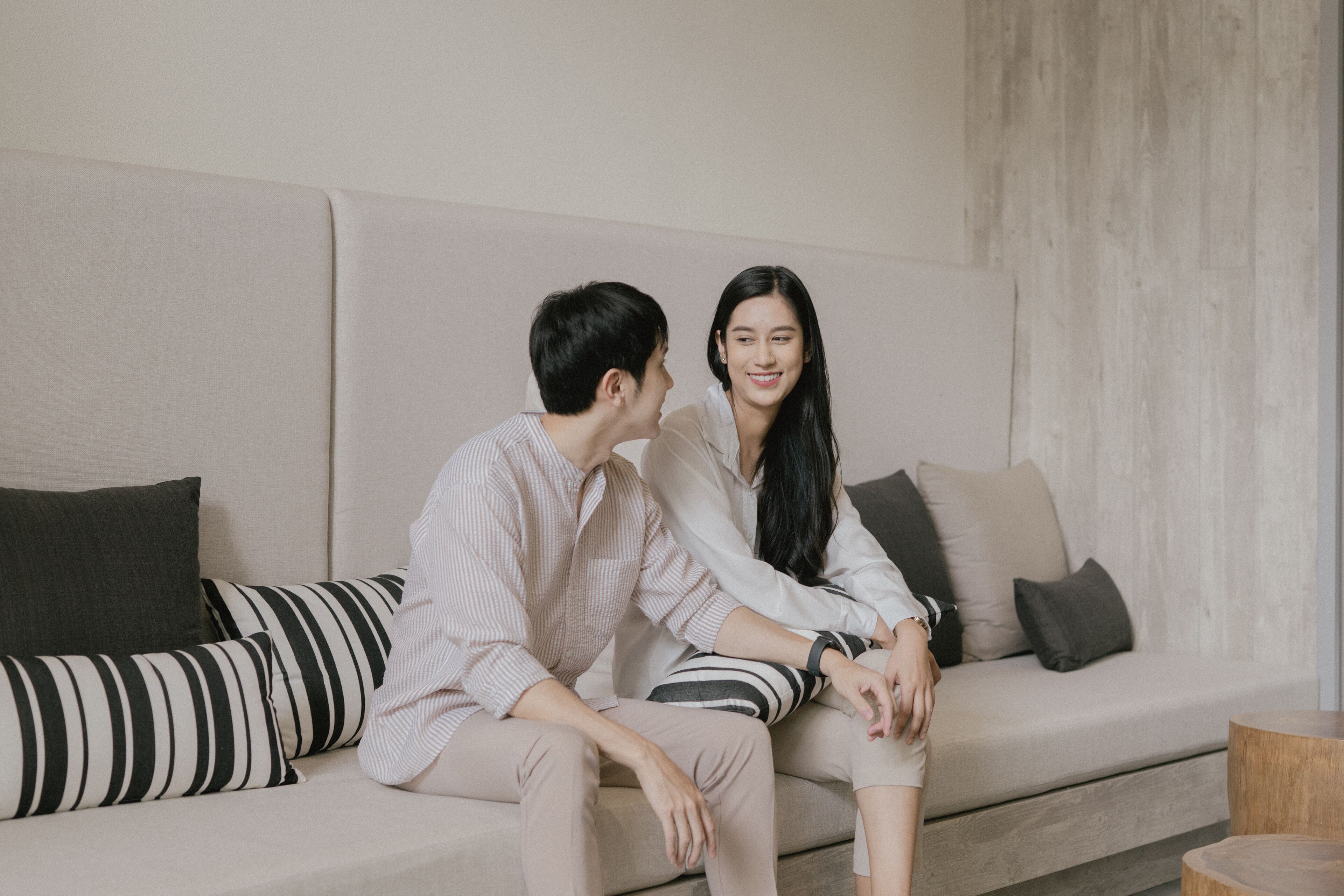 Área de estar no saguão