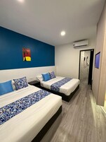 Quarto quádruplo família | Wi-Fi de cortesia, roupa de cama