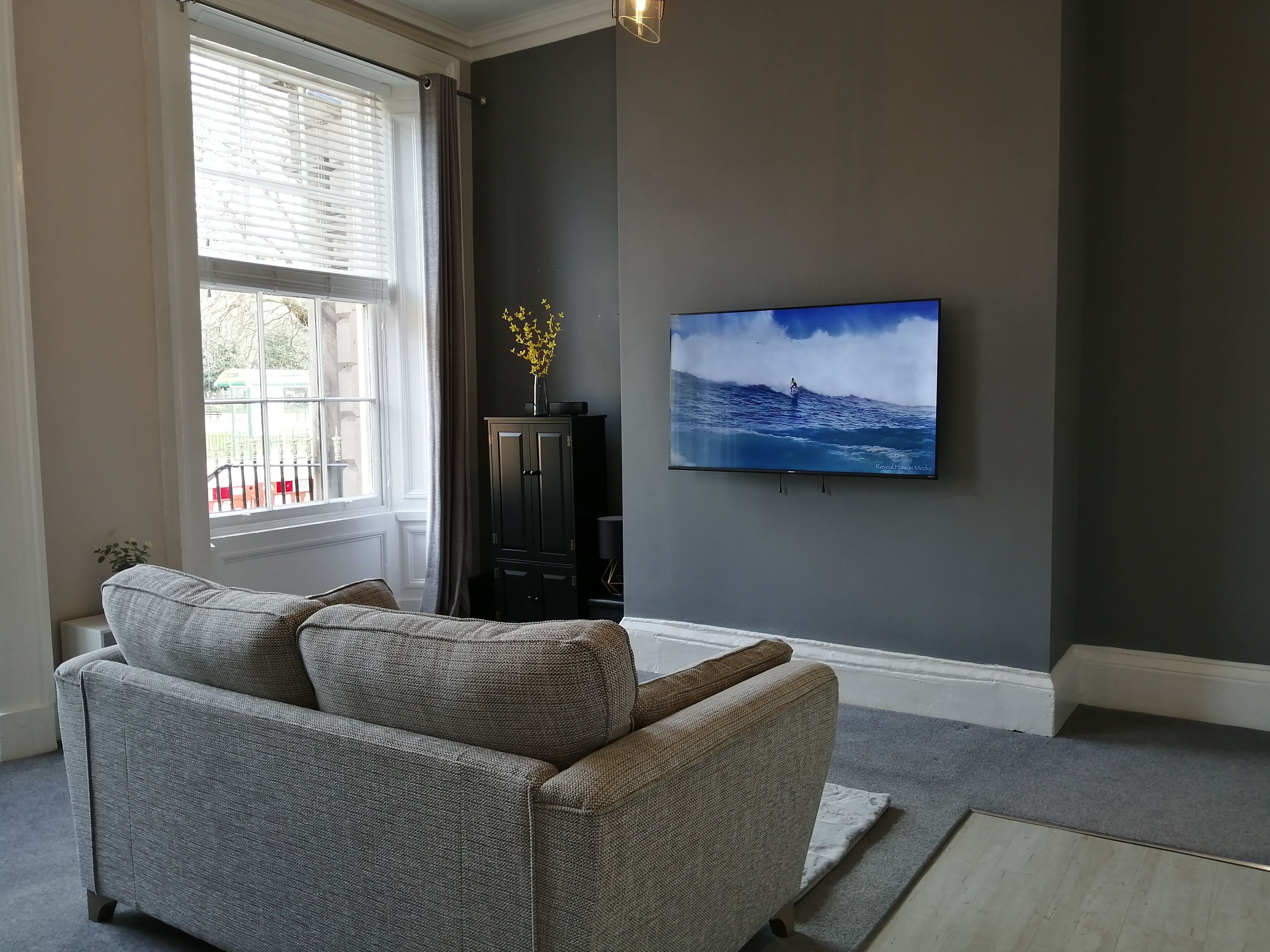 Apartamento, 1 cama king-size | Sala de estar