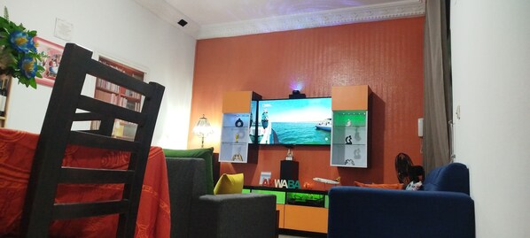 Apartamento, 1 quarto, terraço | Sala