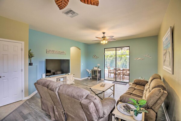 Pool & Lanai: Centrally Located Cape Coral Home - Sanibel Island, FL