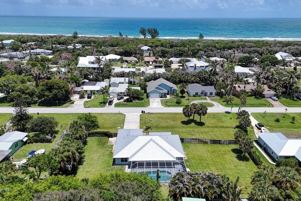 Private Pool & Steps To Ocean: Island Beach House! - Fort Pierce, FL