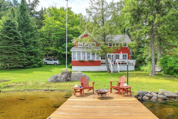 Authentic 1912 Adirondack Lake Camp W/ Fire Pit - Canada Lake, Caroga Lake