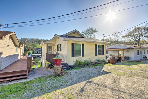 Boat Slip, Fire Pit: Lakefront Sunrise Beach Home! - Lake Ozark, MO