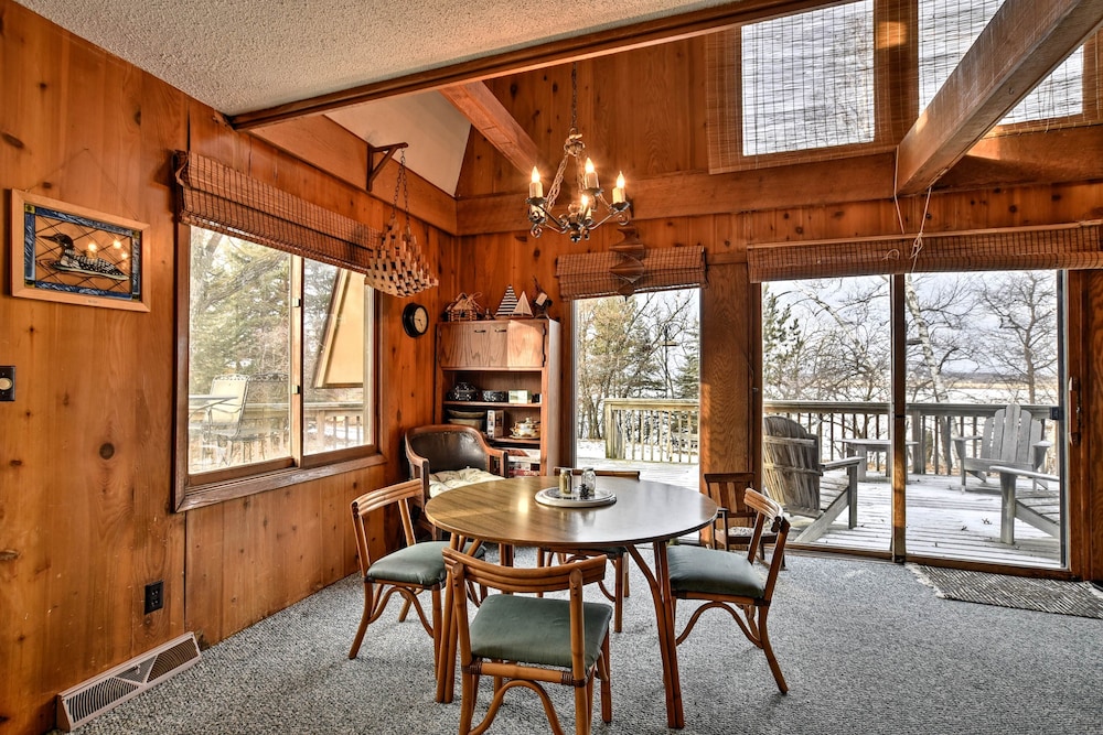 Lakeview 10-acre Kimball Cabin W/ Private Beach! - Cold Spring, MN