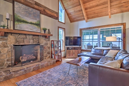 Casa (4 Bedrooms) | Interior. Family Retreat Cabin w/ Summit, Lake Views, Deck!