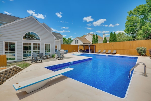 Graham Home W/ Private Pool & Ping-pong Table! - Graham-Mebane Lake