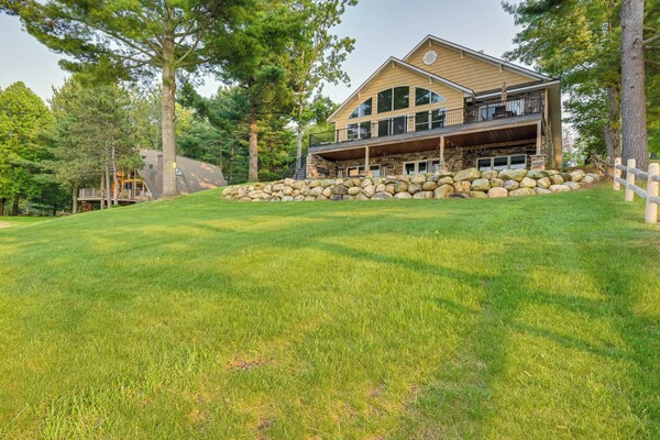 Luxe Waterfront Home W/ Private Lake Access! - Prescott, MI