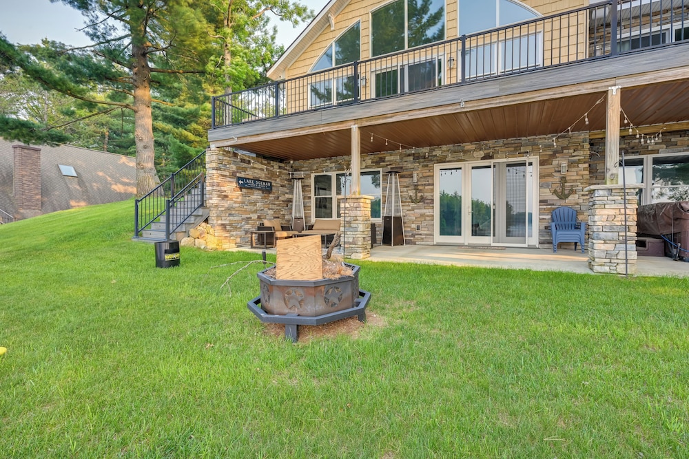 Luxe Waterfront Home W/ Private Lake Access! - Prescott, MI