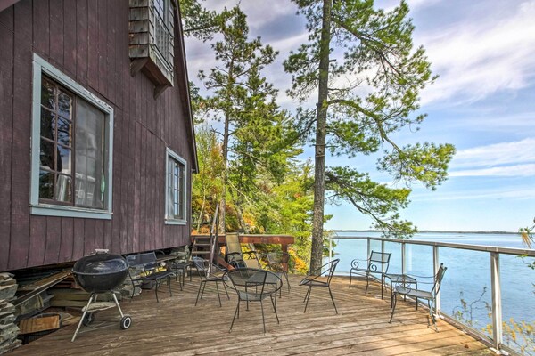 Boat Dock & Beach: Charming Stop Island Cabin - Minnesota