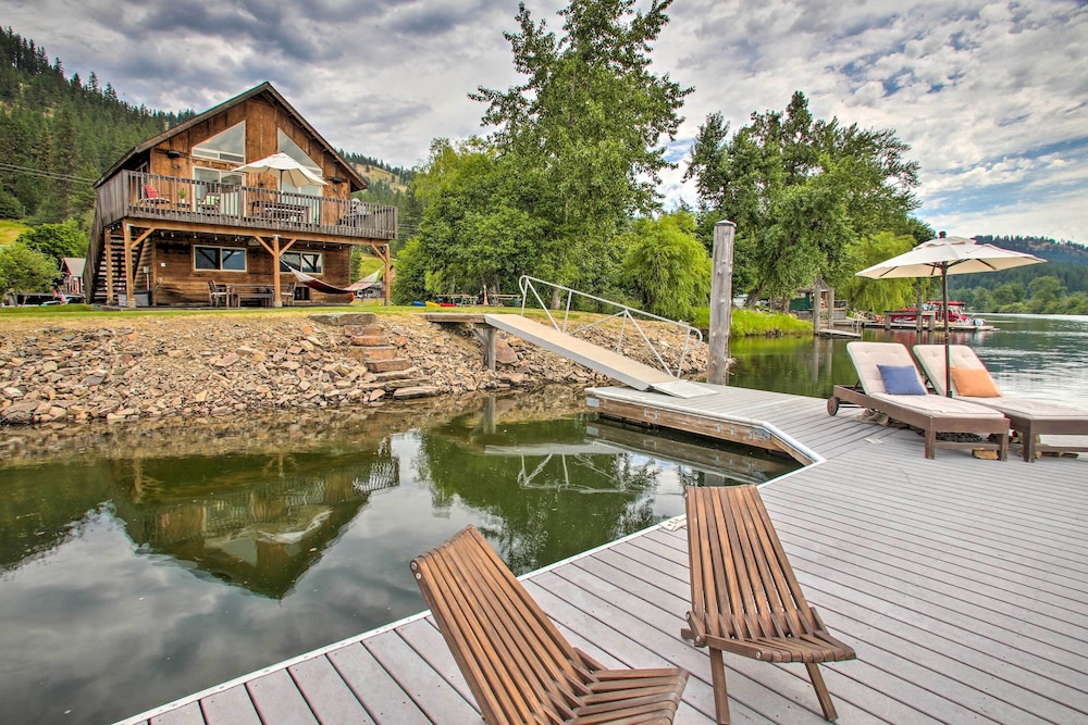 Waterfront Cabin W/ 2 Boat Docks & Mtn Views! - Heyburn State Park, Plummer