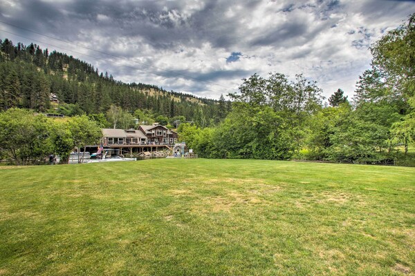 Waterfront Cabin W/ 2 Boat Docks & Mtn Views! - Heyburn State Park, Plummer