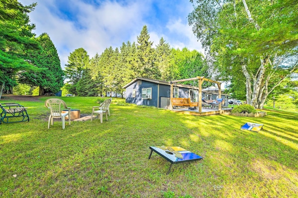 Riverfront Home W/ Dock ~ 6 Mi To Cheboygan! - Mullett Lake, MI