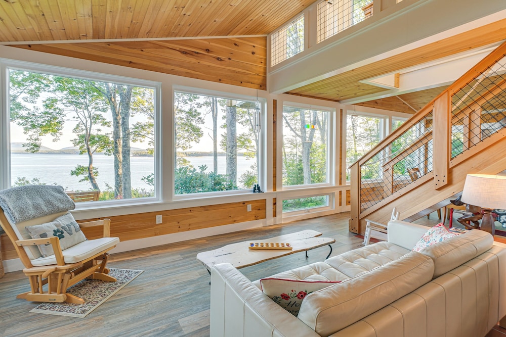 Oceanfront Frenchman Bay Home: Stunning View! - Bar Harbor, ME