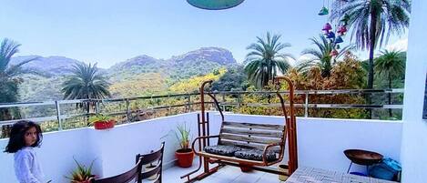 Terraço no piso superior