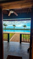 Cabana de Madeira Panorâmica | Vista da varanda