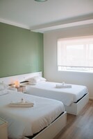 Quarto Twin Económico | Wi-fi grátis, roupa de cama fornecida 