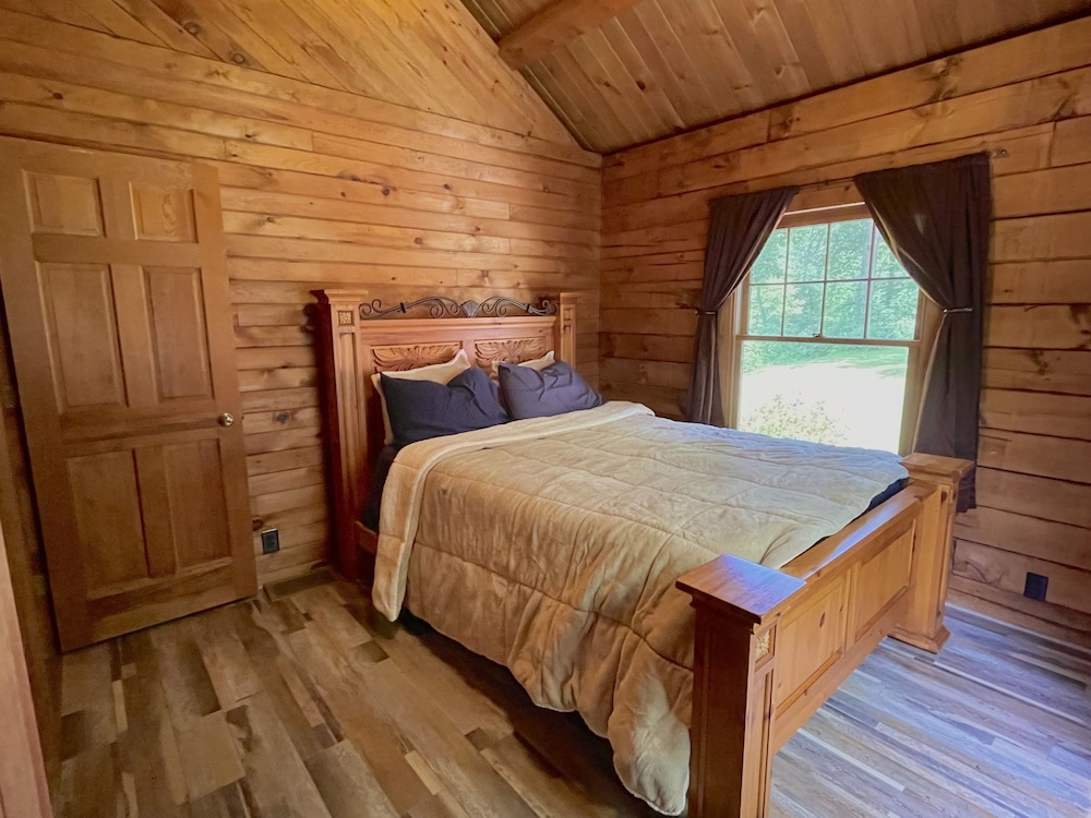 Private Cabin with Pond on Family Farm - St. Clair County | Vrbo