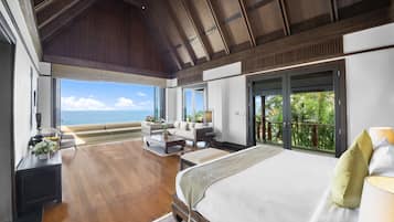 Vista para a praia ou o mar