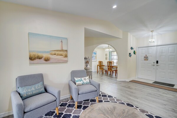 Game Room & Deck: Spacious Home In St James City - Captiva, FL