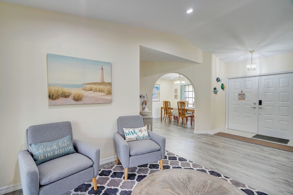 Game Room & Deck: Spacious Home In St James City - North Captiva Island, FL