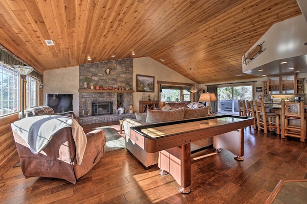 Hot Tub, Game Room & 2 Decks: Luxe Big Bear Home - Big Bear, CA