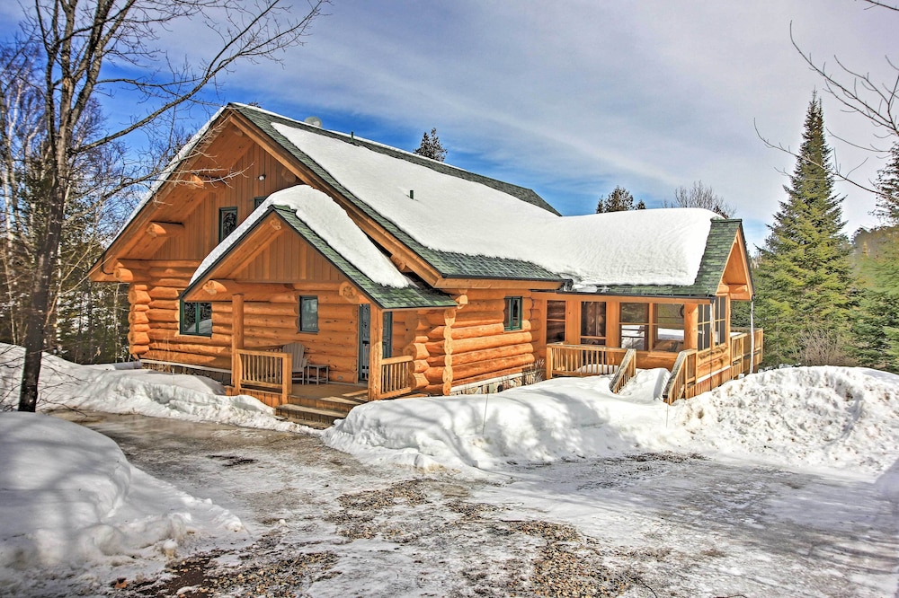 Lakefront Log Cabin W/ Dock ~ 9 Mi To Lutsen Mtn - Lutsen, MN