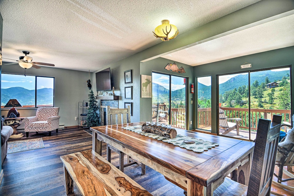 Idyllic Cabin W/ Grill & Panoramic Mtn Views! - Estes Park, CO