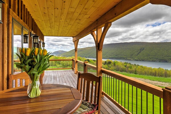 Naples Cabin W/ Lake Views & Wraparound Deck! - Naples, NY