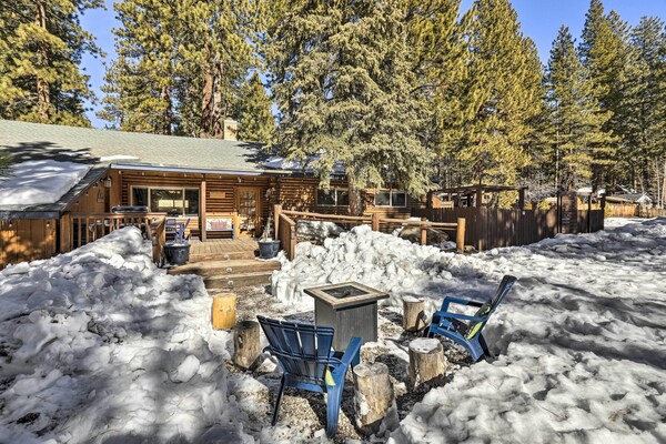 Dog-friendly Kings Beach Log Cabin W/ Hot Tub! - North Lake Tahoe, CA
