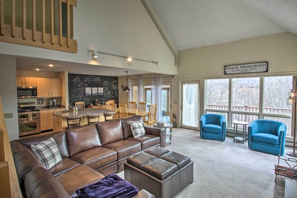 Spacious Ski-in/out Black Mountain Home W/ Deck! - Jackson, NH