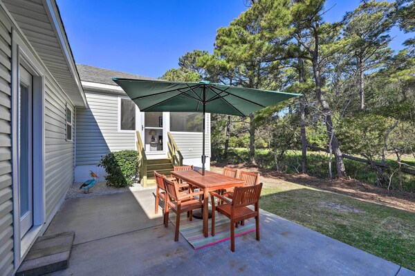 Beaufort Pad W/ Patio: 3 Blocks To Waterfront! - Beaufort, NC