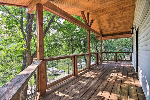 Private Fishing Dock: Grand Lake Home - Disney, OK