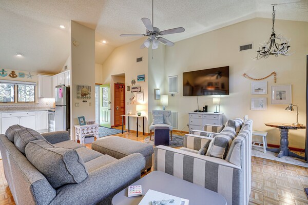 1 Mi To Beach Access: Southern Shores Gem W/ Deck - Duck, NC