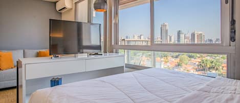 Apartamento básico | 1 quarto, escrivaninha, Wi-Fi de cortesia