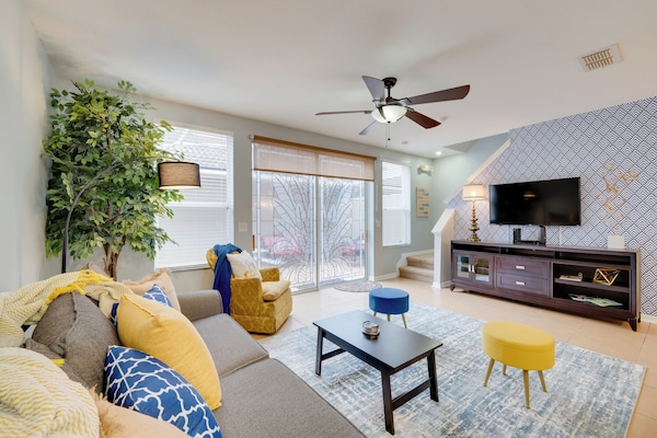 15 Mi To Disney: Kissimmee Townhome W/ Patio - Orlando International Airport (MCO)