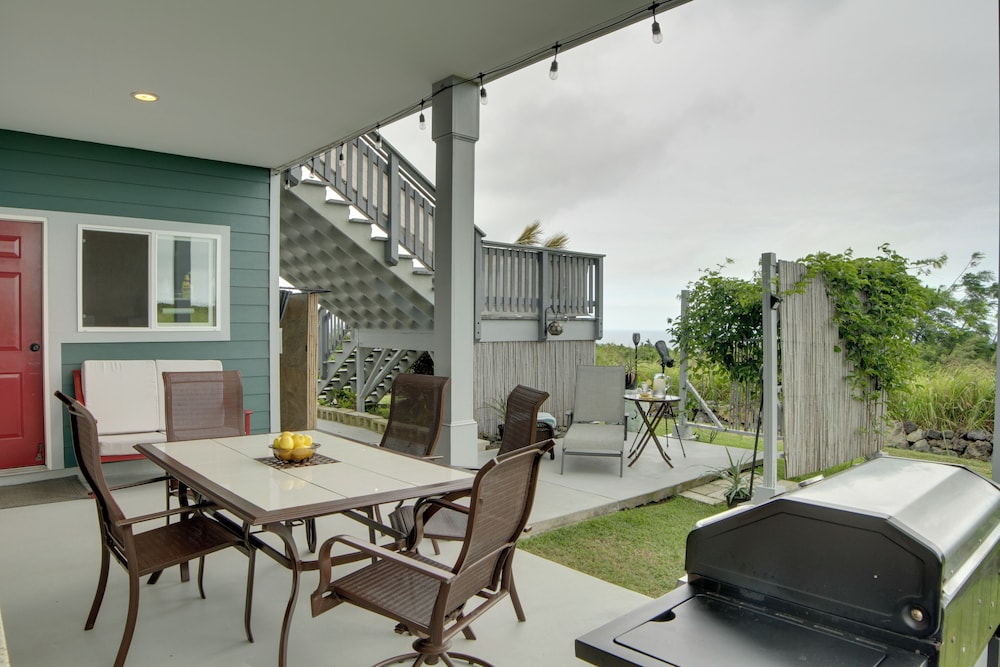 'The Aloha Green House' Retreat W/ Ocean Views! - Punaluʻu Beach, HI