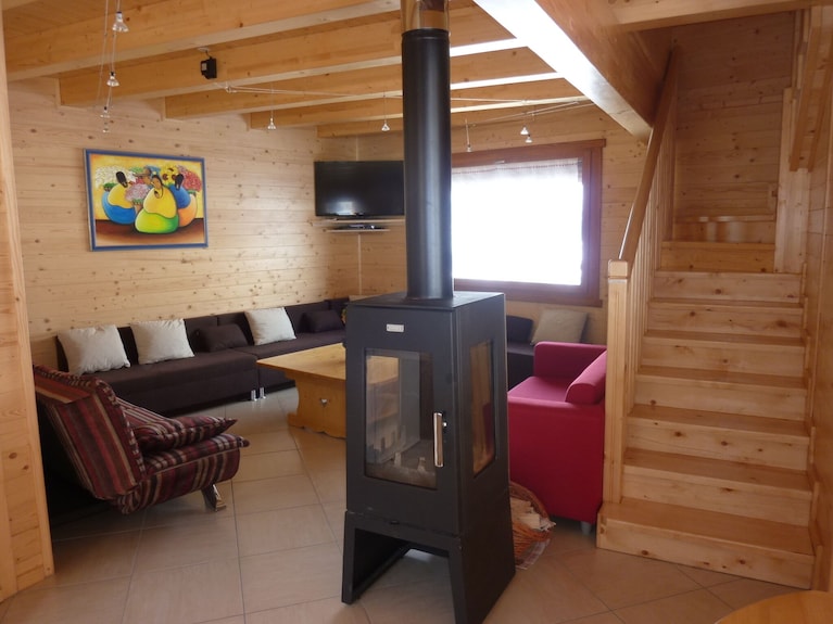 Maison De Vacances 'Chalet Bellevue' Avec Vue Sur La Montagne, Piscine Partagée Et Wi-fi - Les Orres