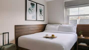 Quarto Duplo Básico | 1 quarto, com mobília individualizada, Wi-fi grátis