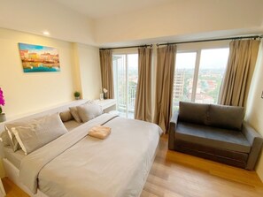 Estúdio família | Vista do quarto