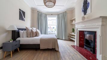 Apartamento | 5 quartos, roupas de cama antialérgicas, individualmente mobiliados