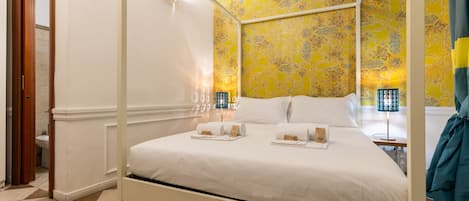 Quarto luxo | 1 quarto, cortinas blackout, quartos à prova de som