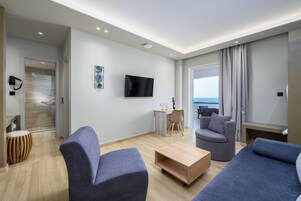 Suite Alexandros with Sea View | Vista para praia/oceano