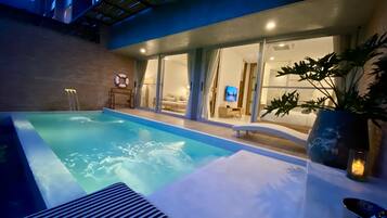 Private Pool Onsen | Cofre no quarto, secretária, Wi-fi grátis