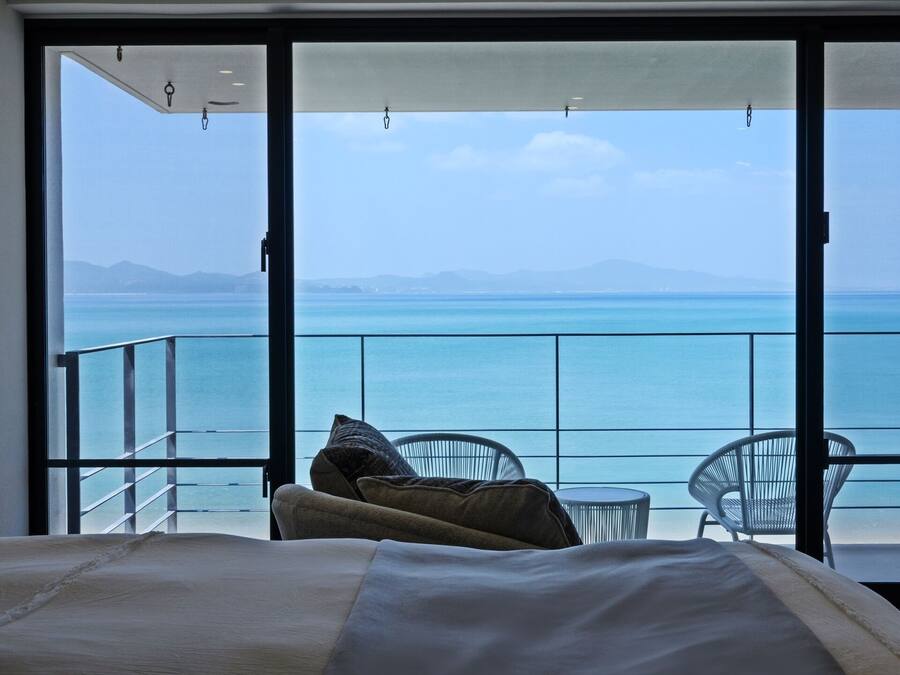 Villa Standard, 3 quartos, não fumadores, vista para o mar | 3 quartos, secretária, berços/camas para crianças grátis, Wi-fi grátis