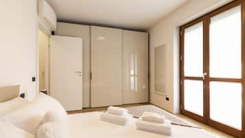 Apartamento Deluxe | 1 quarto, com mobília individualizada, ferro/tábua de engomar