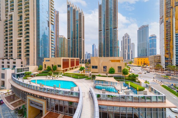Apartamento de Luxo, 2 quartos, não fumadores, Vista para a cidade | Vista da varanda