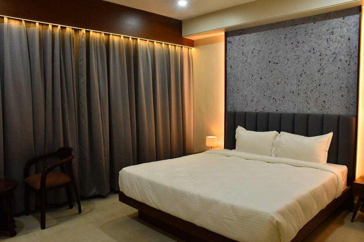 Quarto executivo | 1 quarto, roupa de cama