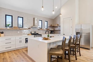 Casa, 3 quartos | Cozinha privada | Geladeira, fogão, cafeteira/chaleira, torradeira