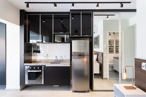 Apartamento | Cozinha privada | Produtos de limpeza